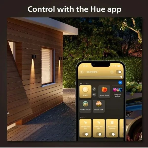 Philips - LED RGBW Stmívatelné venkovní svítidlo Hue RESONATE LED/8W/230V IP44