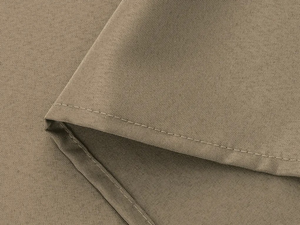 Zahradní závěs GARDIO EASY voděodolný 150x220 cm, světle hnědý Zavěšení: Kovové kroužky