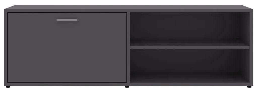 TV stolek šedý 120 x 34 x 37 cm dřevotříska - Default Title