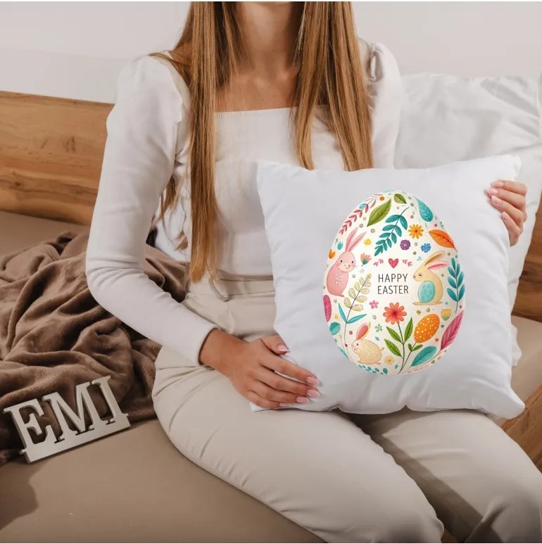 Dekorační polštář Easter Egg 40x40 cm EMI