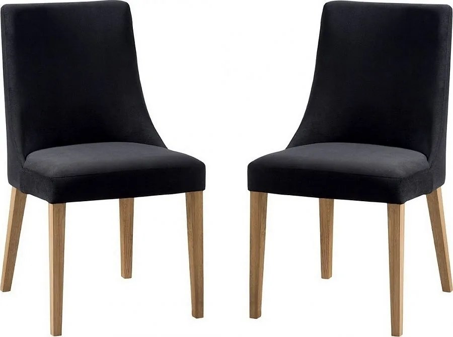 Casarredo - Komfort nábytek Designová jídelní židle FARINI, Carabu výběr barev, (2ks) | barva: szy-dub-zlatý,potah: carabu 92