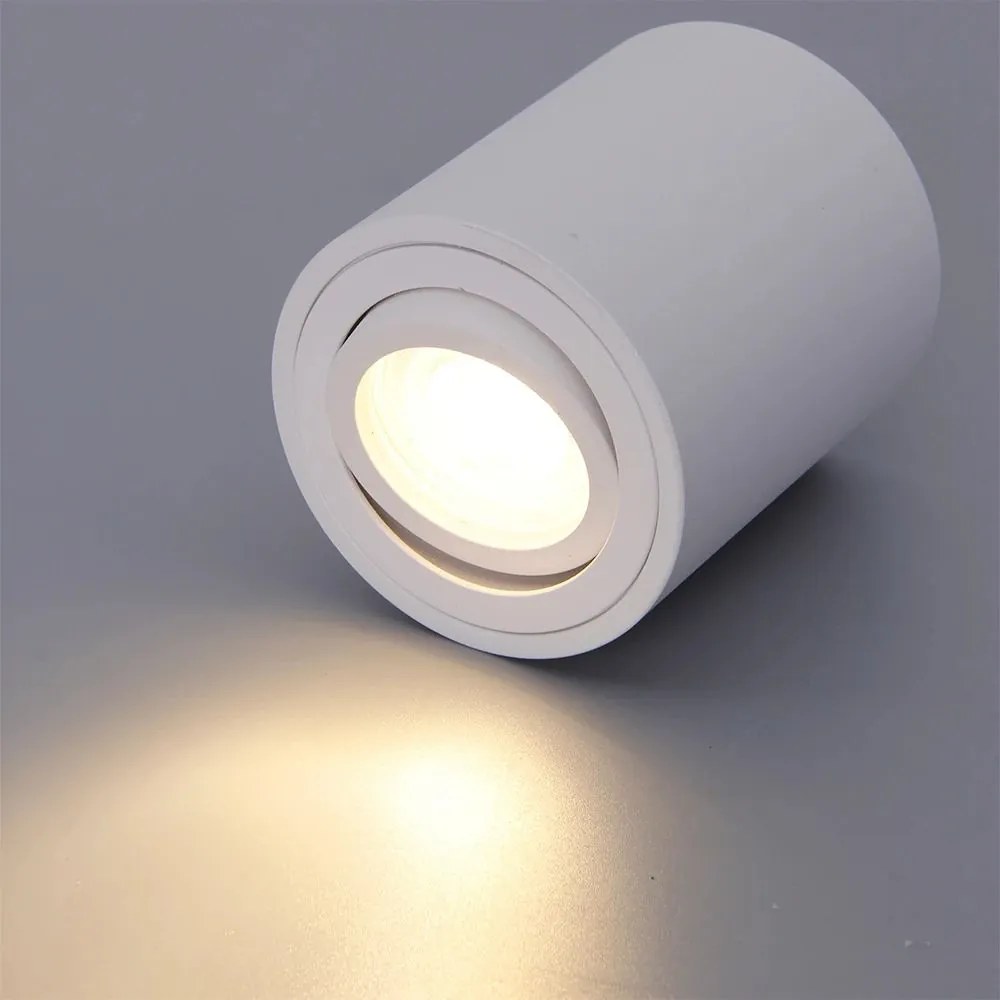 Toolight Toolight, bodová stropní nástěnná lampa 1xGU10 322117A, bílá, OSW-08801