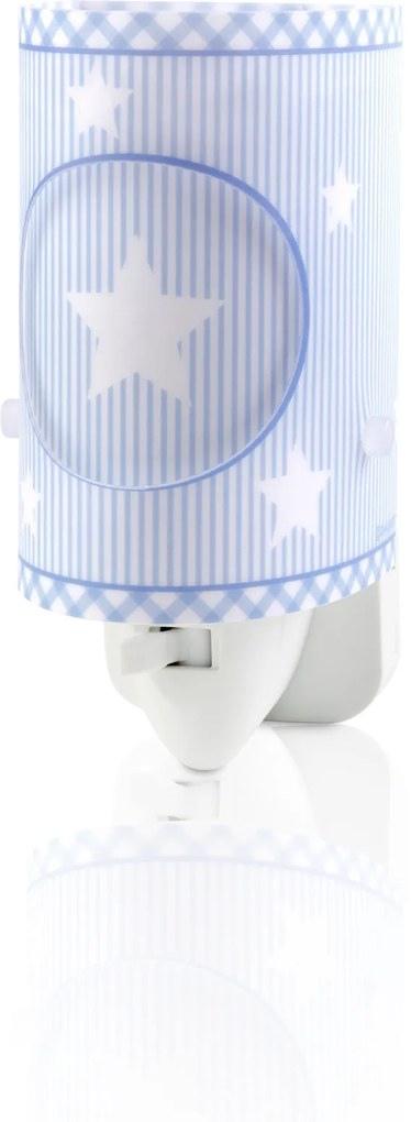Dalber 62015T SWEET DREAMS - Dětská lampička do zásuvky v modré barvě