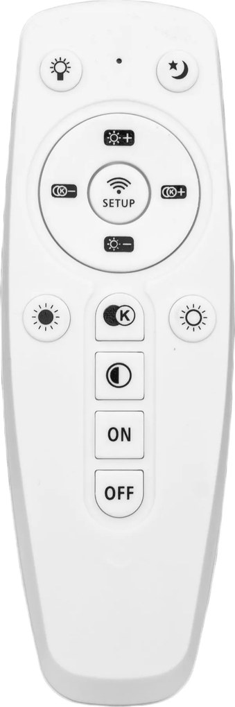 Toolight - LED stropní svítidlo APP818-CP + dálkové ovládání, zlatá, OSW-04028
