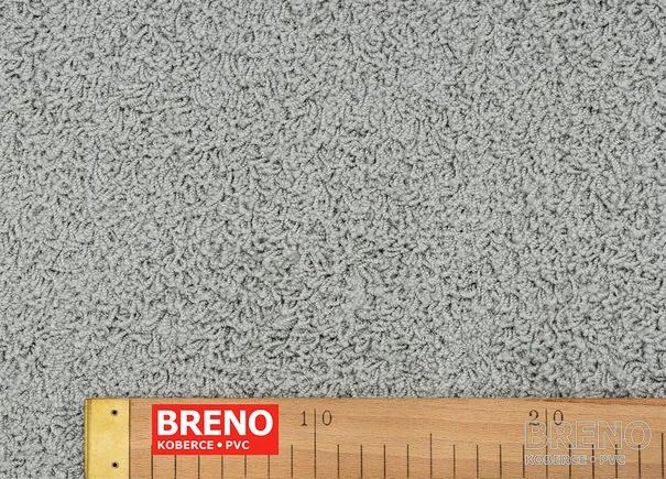 Breno Kusový koberec SOFTLINE šedý, 115x170 cm, Šedá