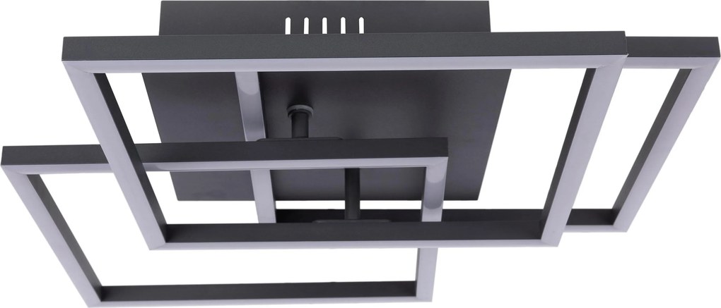 XXXLutz STROPNÍ LED SVÍTIDLO, 41,3/38,5/9,3 cm Novel - Stropní svítidla - 004024003401