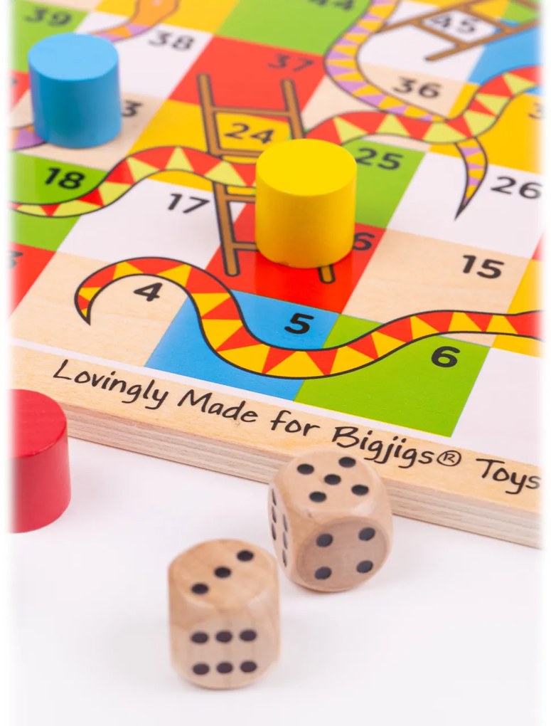 Bigjigs Toys Hadi a žebříky 2