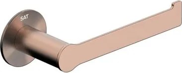 Držák toaletního papíru SAT Cool montáž bez vrtání broušená rose gold SATDCO26BRG