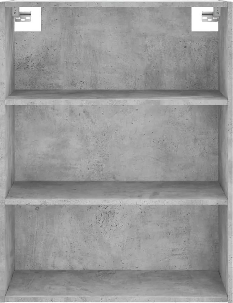 vidaXL Skříň 69,5 x 32,5 x 180 cm kompozitní dřevo [3189569] Barva: Betonová šedá
