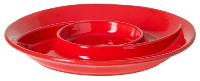 Červený servírovací talíř z kameniny ø 32 cm Cook &amp; Host – Casafina