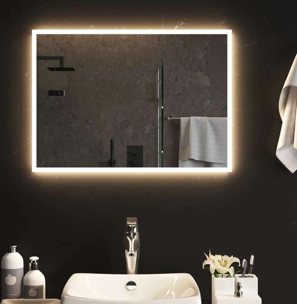 vidaXL Koupelnové zrcadlo s LED osvětlením 70x50 cm [151765]