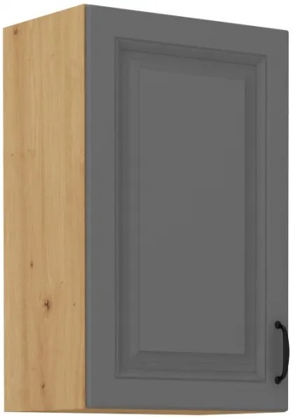 Kuchyňská skříňka Stilo 45 G-72 1F korpus dub artisan, dvířka šedá DUST