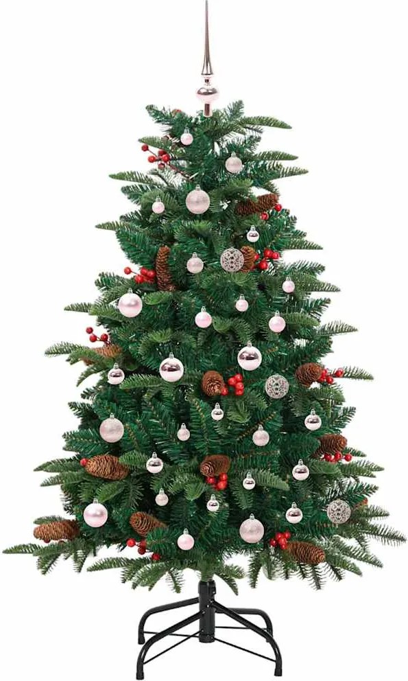 Umělý vánoční stromeček Zelená 150 cm PVC, kov a plast 3395543