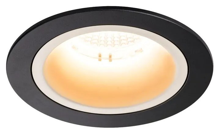 LA 1003848 NUMINOS® DL M vnitřní LED zápustné stropní svítidlo černá/bílá 2700 K 55° včetně listových pružin - BIG WHITE