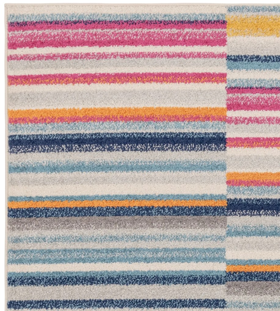 Tribeca Design Kusový koberec Jars Multicolor Stripe Rozměry: 66x240 cm
