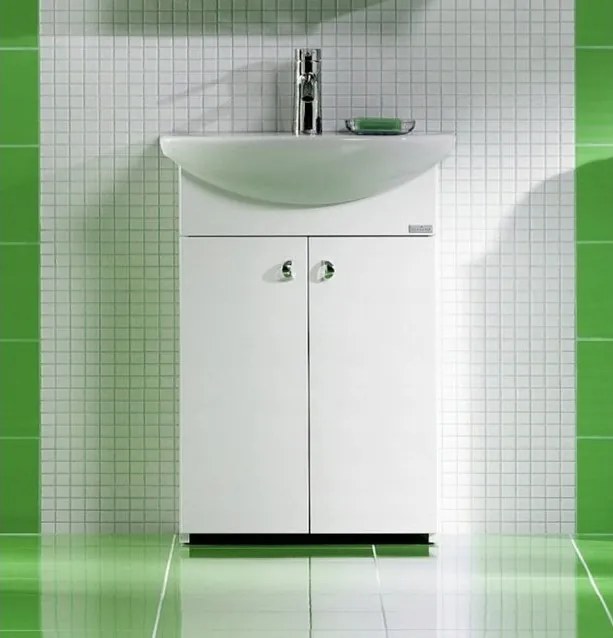 Cersanit Cersania, skříňka pod umyvadlo 60cm, bílá, S509-031-DSM