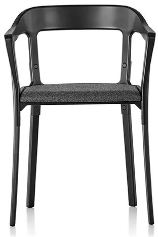 MAGIS - Židle STEELWOOD CHAIR čalouněná