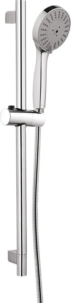 Deante Floks, sprchový sloup 65cm s 3-funkční ruční hlavicí a sprchovou hadicí 150cm, chromová, NGF_051K