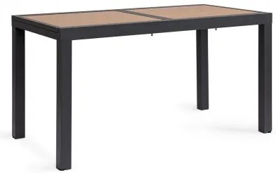 BIZZOTTO Zahradní stůl HILIJA antracit 140/210x77 cm