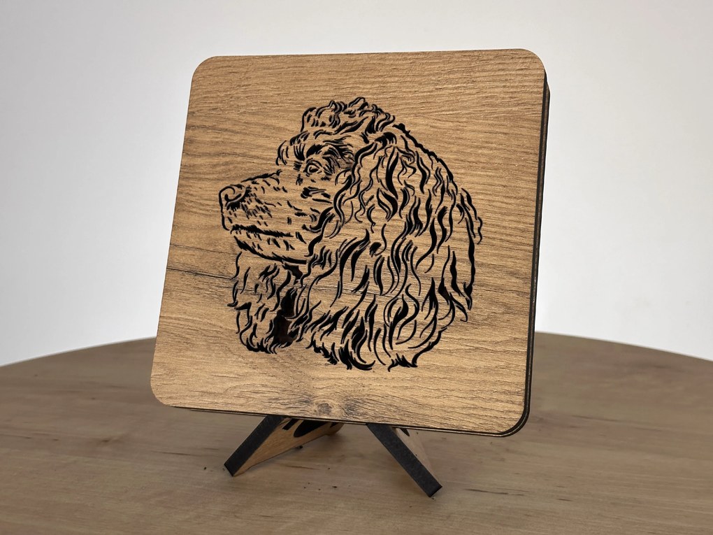 Li-Go "Pudl" lampa 19x19cm provedení povrchu: jedle