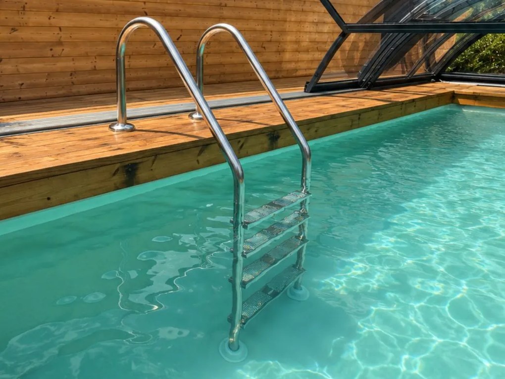 SWIMI Bazénové schůdky PREMIUM AISI 316L 4-stupňové