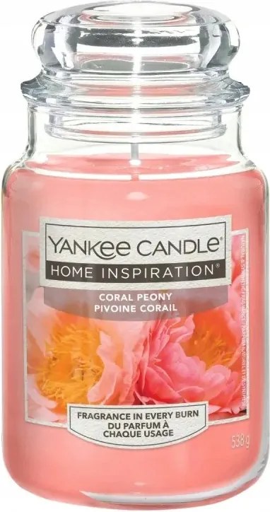 Velká svíčka Coral Peony Home Inspiration Yankee Candle