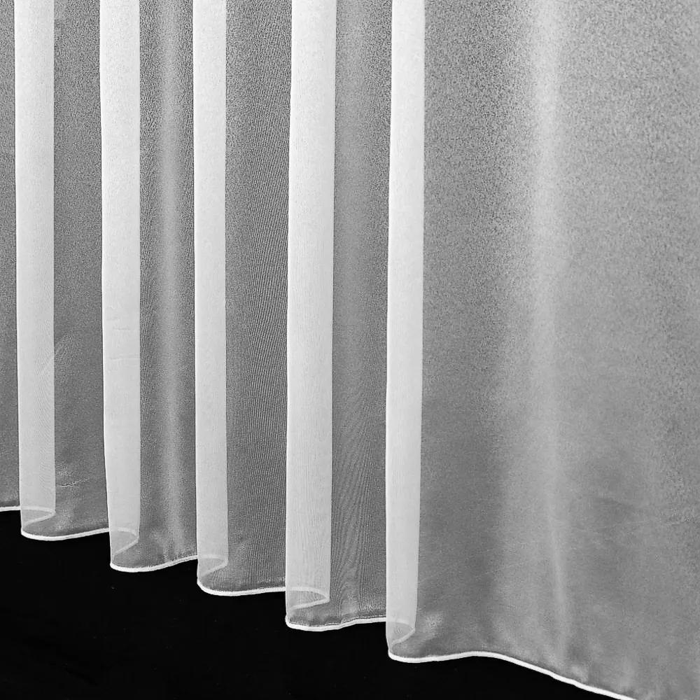 Forbyt záclona sablé DREHER žíhaná s olůvkem, bílá, výška 150cm ( v metráži)