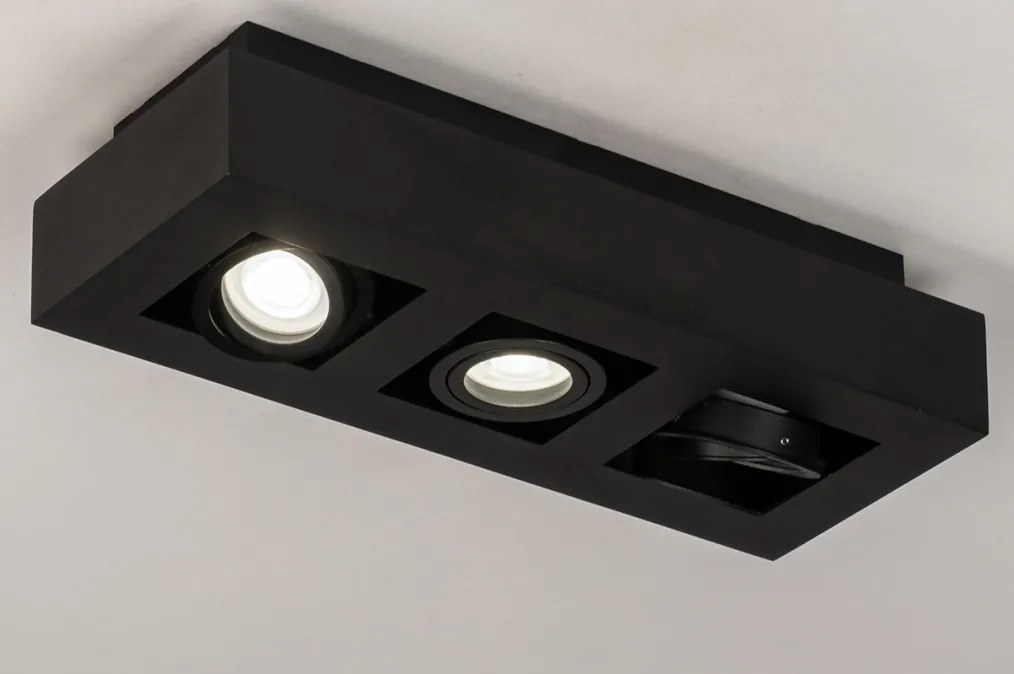 Stropní LED svítidlo Rivolli Black 3