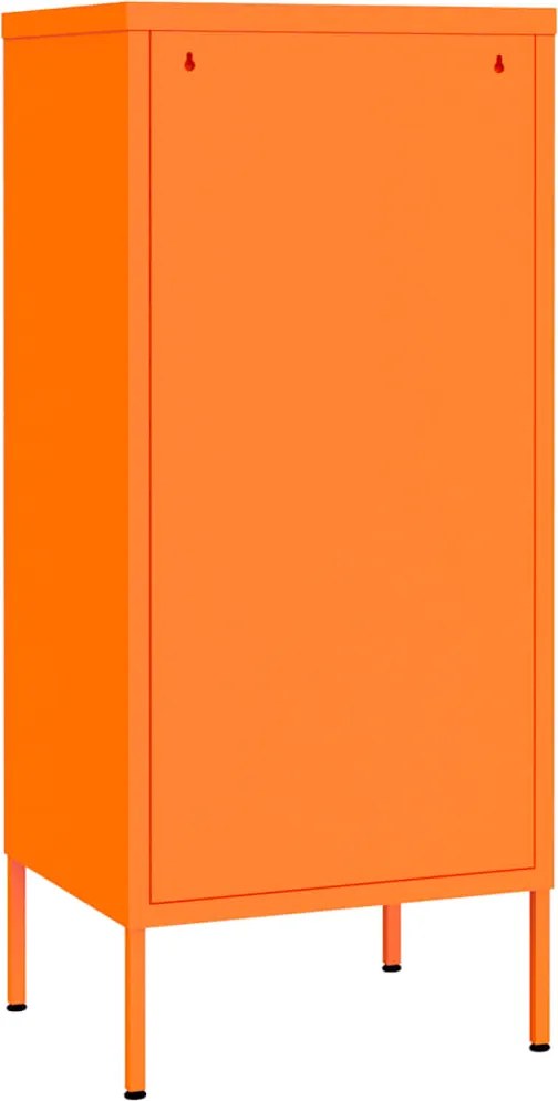 Úložná skříň oranžová 42,5 x 35 x 101,5 cm ocel 336192