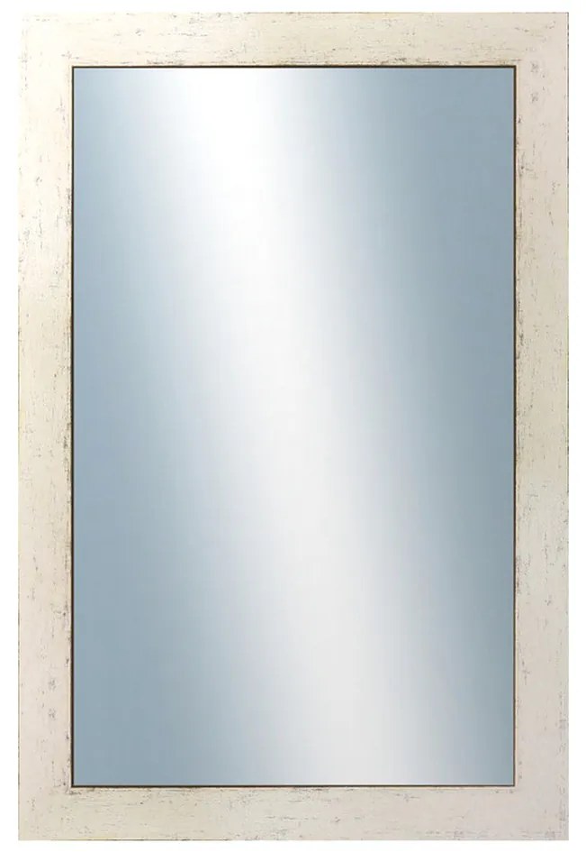 DANTIK - Zarámované zrcadlo - rozměr s rámem cca 40x60 cm z lišty RETRO bílá (2531)