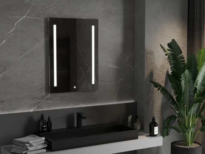 Mexen Remi koupelnové zrcadlo s podsvícením 60 x 80 cm, LED 6000K, anti-pára - 9804-060-080-611-00