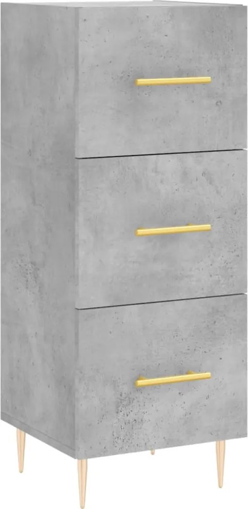 Skříň highboard betonově šedá 34,5x34x180 cm kompozitní dřevo 3198845