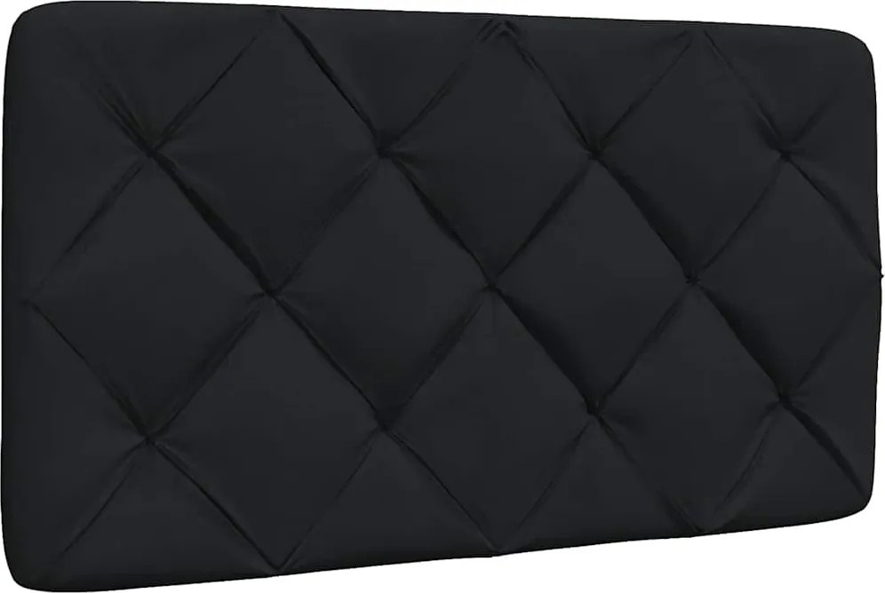 Rám postele s LED bez matrace černý 90x200 cm Látka 3310645