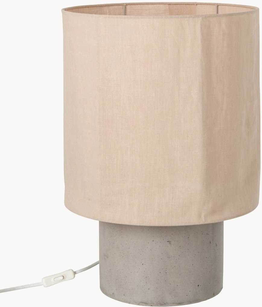Stolní lampa z cementu Yena