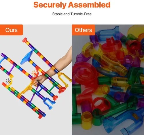 Marble Run Sada 110 KS Stavebnice STEM jako dárek vzdělávací bloky pro děti