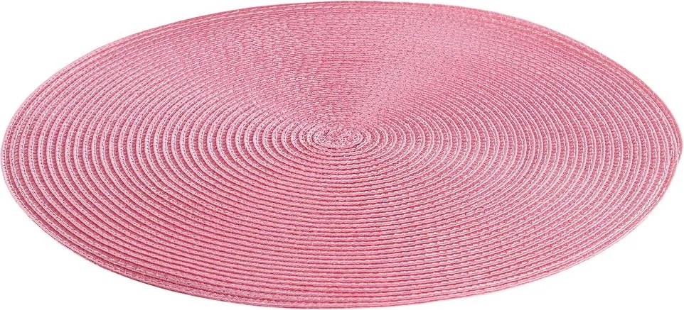 AMBIENTE Prostírání kulaté 38 cm - sv. růžová