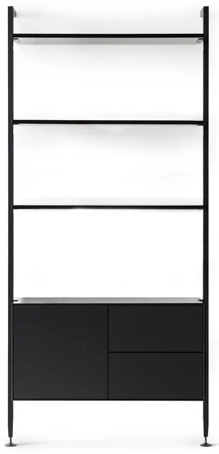 Černá knihovna v dekoru dubu 94x210 cm Edge by Hammel - Hammel Furniture