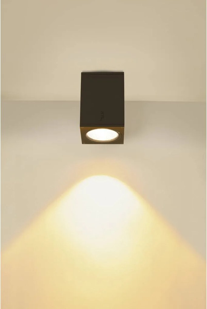 LA 1003421 ENOLA SQUARE M Outdoor, stropní LED svítidlo, antracitové - BIG WHITE (SLV)