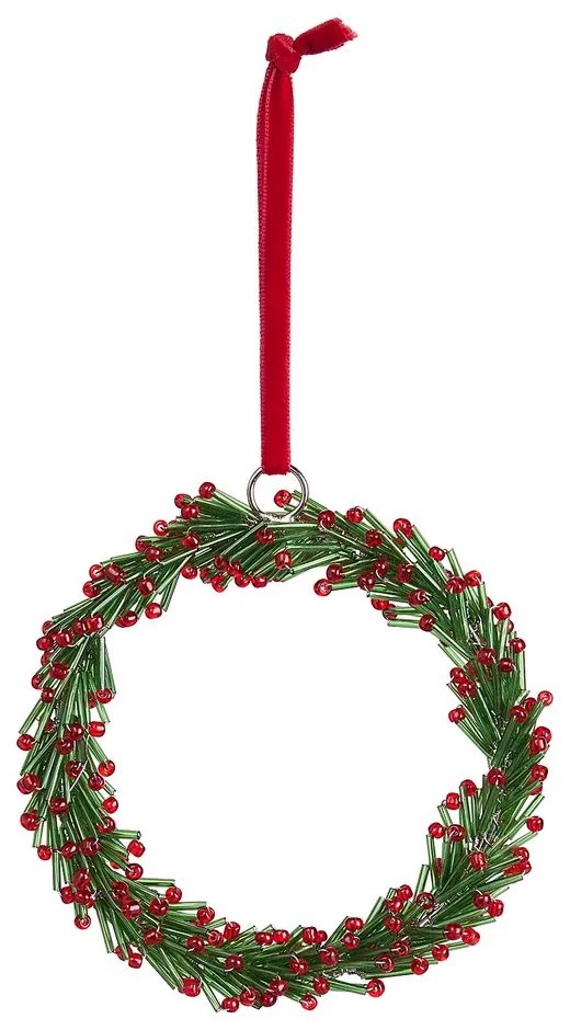 X-MAS Věneček s perlami 12 cm