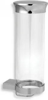 Novaservis Novaservis, METALIA 9 zásobník na kosmetické tampony sklo, chrom