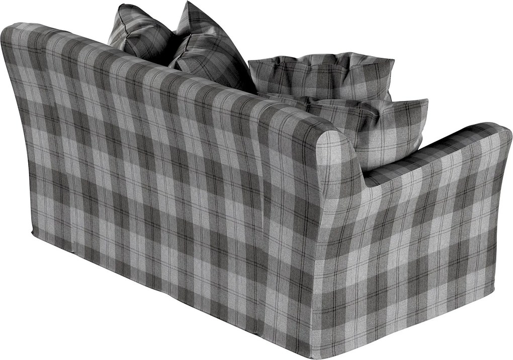 Potah na pohovku IKEA Tomelilla 2-místná nerozkládací barva šedá látka pletený vzor, vzorované