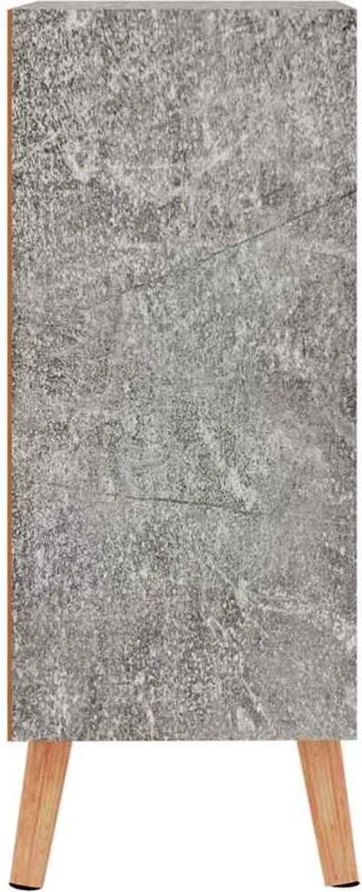 Příborník betonově šedý 60 x 30 x 72 cm kompozitní dřevo 326826
