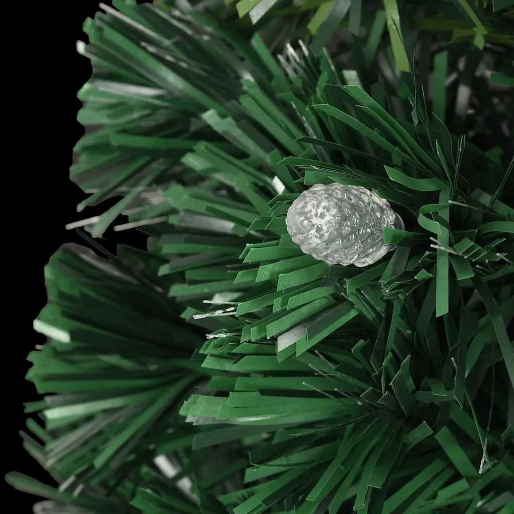 Předem osvětlený vánoční stromek se stojanem a LED 120 cm optické vlákno 284300