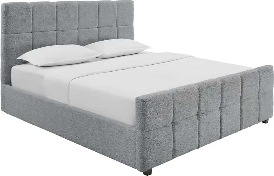 Designová postel Viola 180 x 200 cm šedá