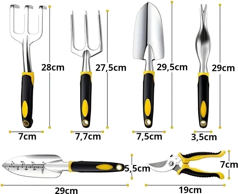 Beast Sada zahradního nářadí - 6 kusů