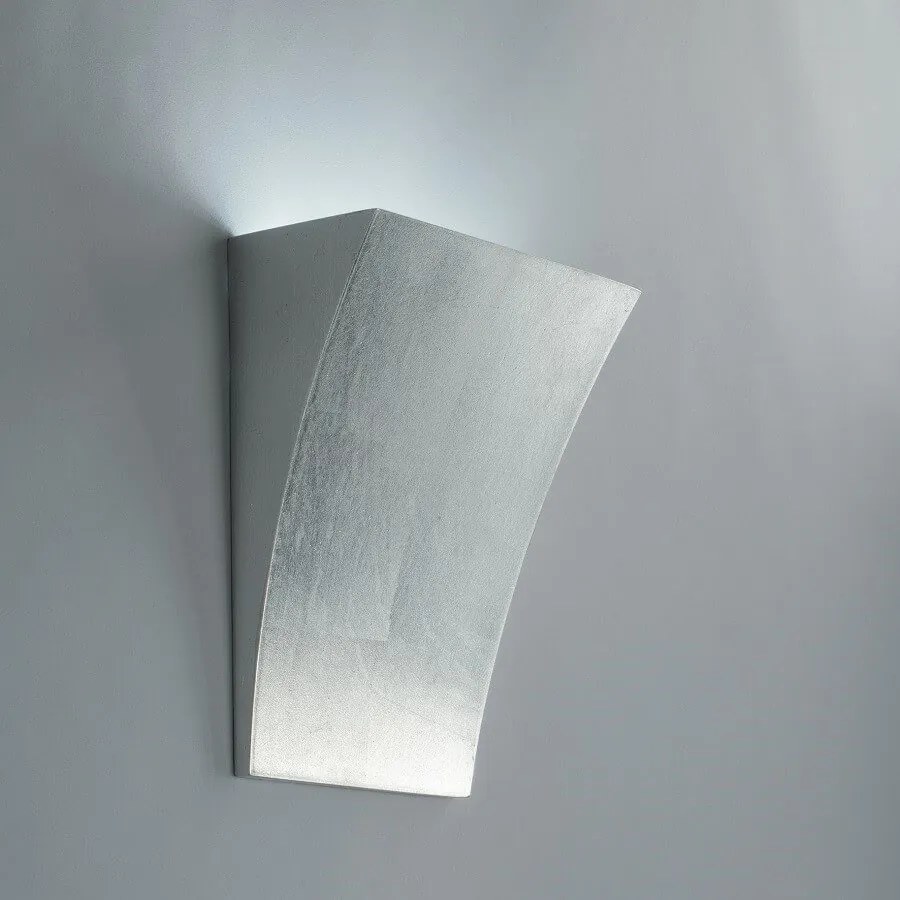 Svítidla Faneurope Stříbrné sádrové světlo na stěnu Fan Europe ALMA 2 x LED G9