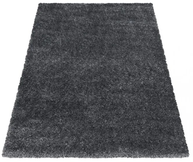 Vopi | Kusový koberec Brilliant shaggy 4200 grey - 80 x 250 cm