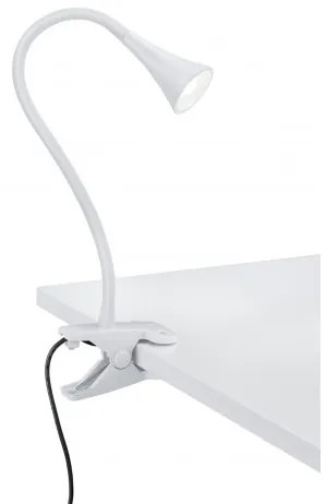 Torlight LED stolní lampička na klip Fabas 1x3W bílá