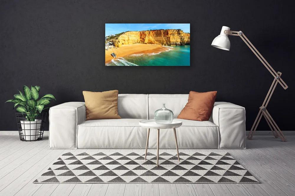 Obraz na plátně Záliv Krajina 125x50 cm