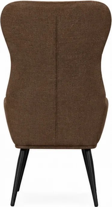 relaxační křeslo, odpočinkové, dřevo/kov/textil, 96x68x79 cm, nohy černé/taupe, Dekorino KR20260062